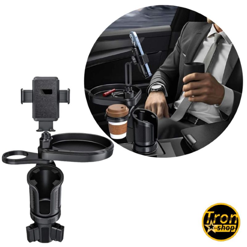 4u1 veliki auto držač za hranu piće i telefon - TronShop